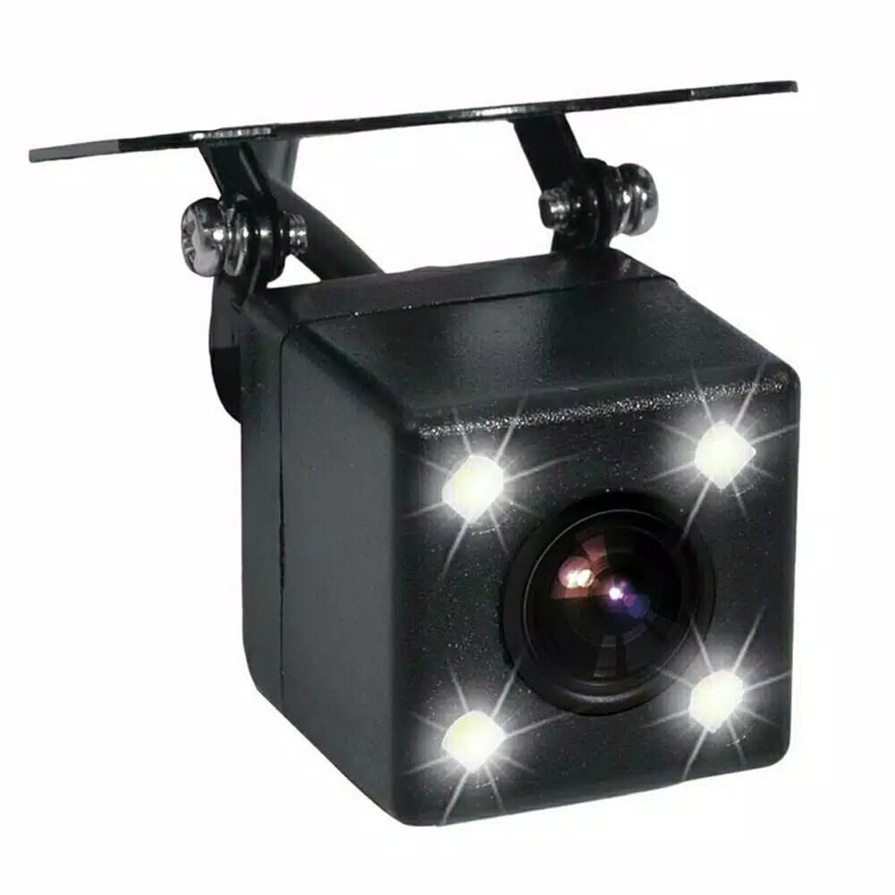 Jual Kamera Mundur Petak kamera parkir Mobil 4 LED Light Rear View Camera Waterproof HD Wide ...
