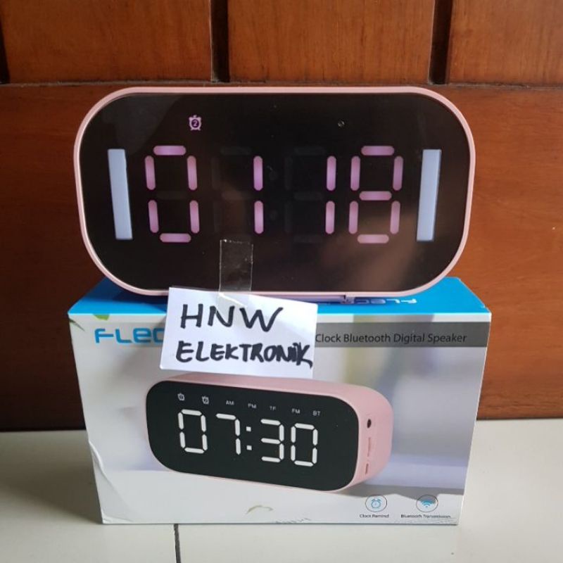 Jual jam portable speaker bluetooth musik box FM Fleco Z3 Ready Warna ...