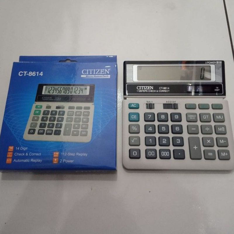 Jual 0Kalkulator CT 8614 14 Digit - Kalkulator Check / Kakulator Dagang ...