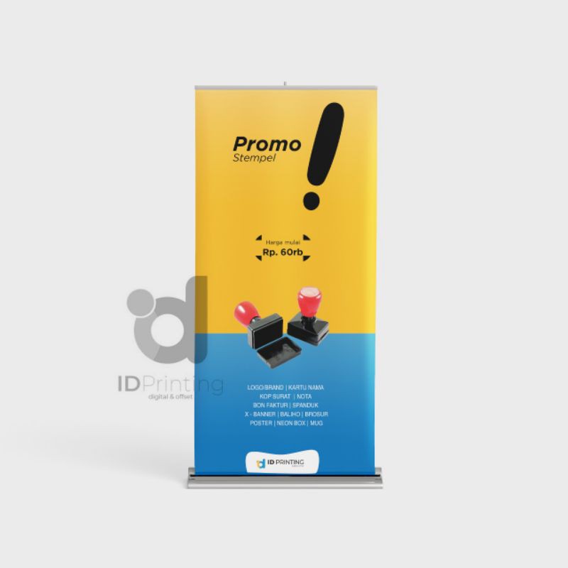 Jual Roller Banner + Kain Albatros ukuran 85 X 200 cm (SIAP 1 HARI JIKA ...