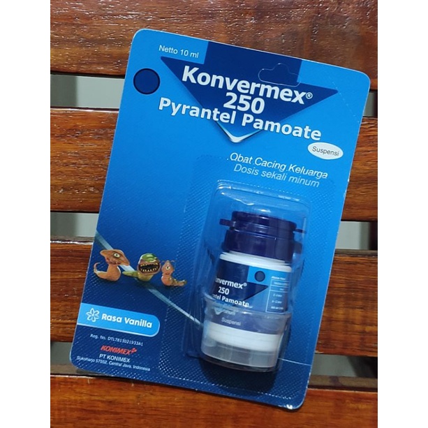 Jual Konvermex 250 Syr 10 ML / Obat Cacing Anak / Obat Cacing Dewasa ...