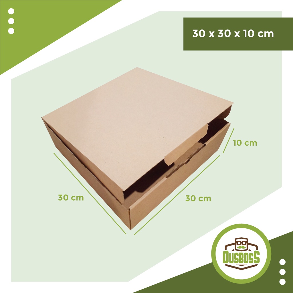 Jual Kardus karton uk.30 x 30 x 10 cm - Die Cut - Kotak kue / cake ...