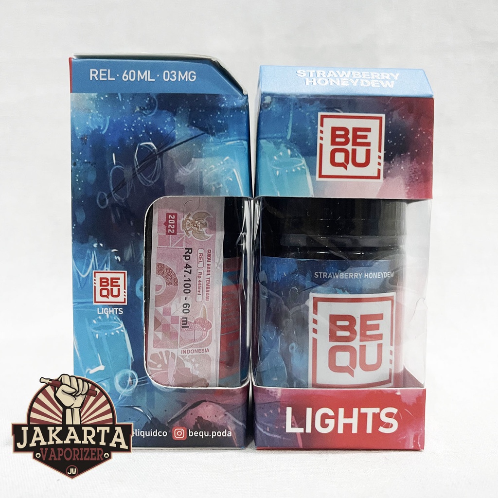 Jual BEQU LIGHTS STRAWBERRY HONEYDEW 60ML 3MG BY RAYS DISTRIBUTION X ...