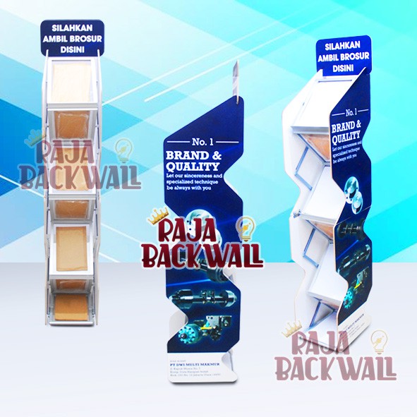 Jual Rak Brosur Lipat / Rak brosur majalah dengan Body Printing ...