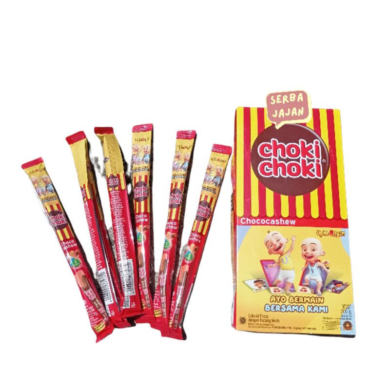 Jual CHOKI CHOKI CHOCOCASHEW 10g x 20stik | Shopee Indonesia