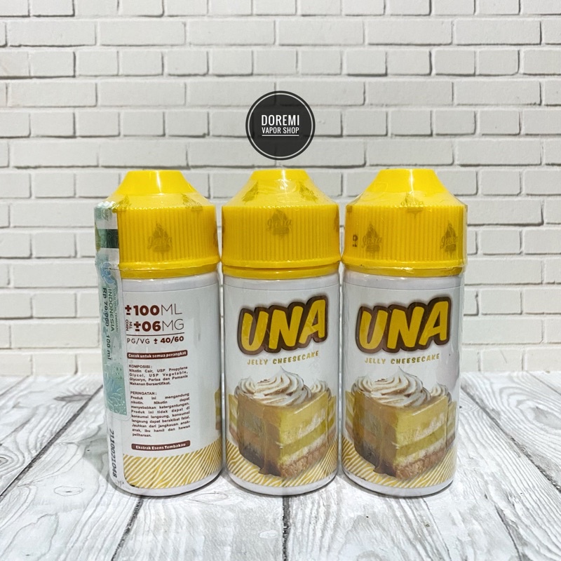 Jual UNA JELLY CHEESECAKE 100ML | Shopee Indonesia