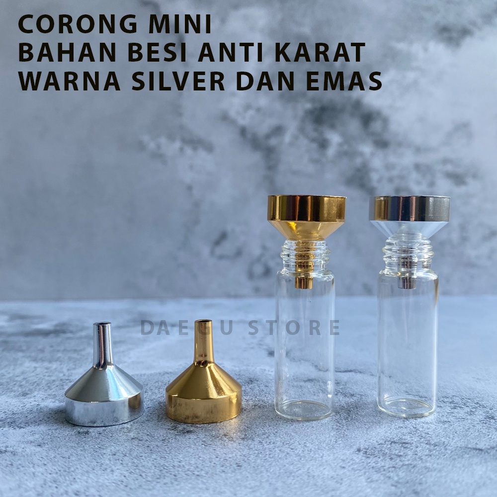 Jual Corong Mini Bahan Besi Untuk Mengisi Cairan ke Botol / Decant ...