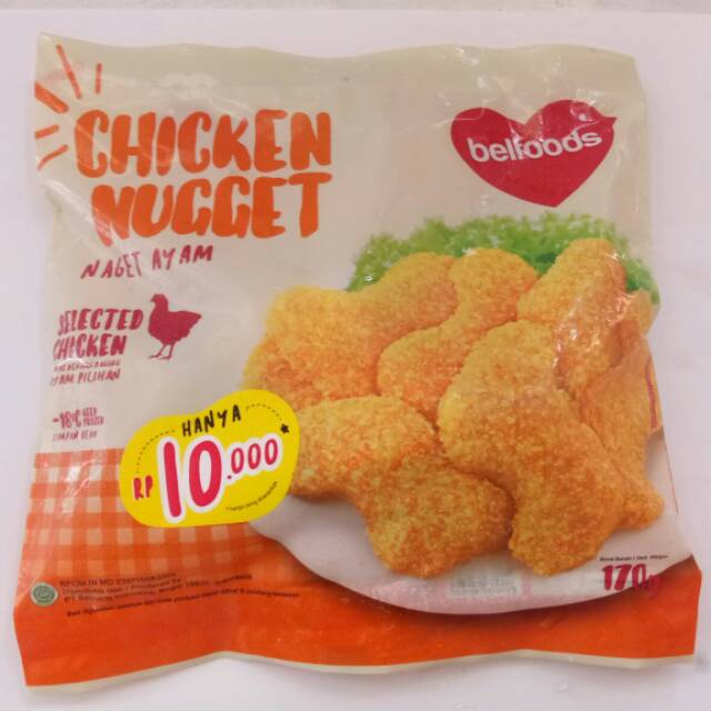 Jual Frozen Food - Belfoods Single Pack, Nugget SP 170gr | Shopee Indonesia
