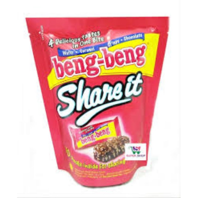 Jual Beng-Beng Share Wafer Rice Crispy Chocolate (kemasan besar ...