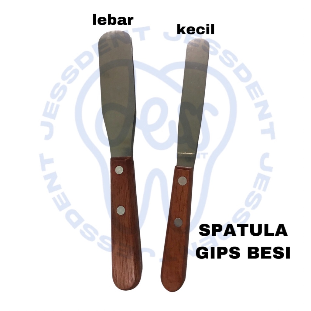 Jual Dental spatula gips kayu / spatula alginate elastomer alginat ...