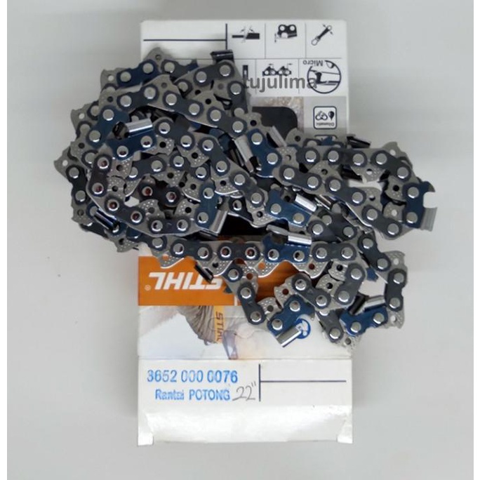 Jual Rantai Chain Saw STIHL 22 Inch / 55cm POTONG ORIGINAL (3652-000-0076) LIMITED | Shopee ...