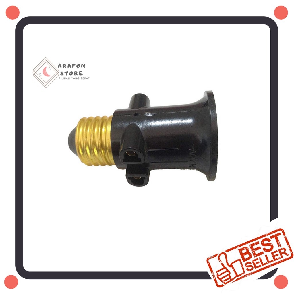 Jual ARF Fitting Lampu Gantung E27 Fitting Lampu Kombinasi Colokan 2 ...