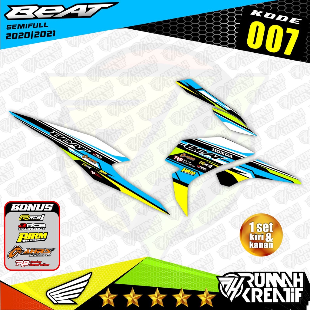 Jual STRIPING BEAT STREET SEMI FULLBODY 2020-2021 / STICKER MOTOR ...