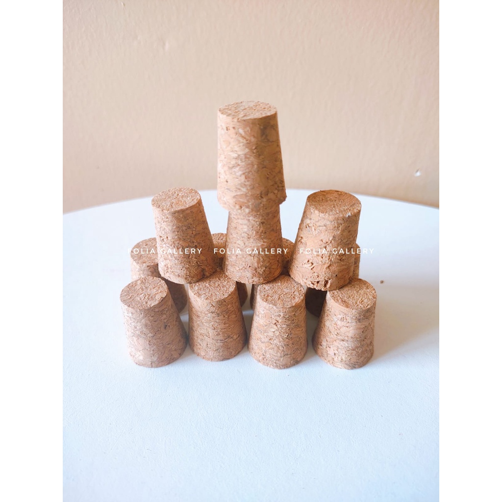 Jual MINI Tutup Botol Kaca Gabus Kayu/ Bottle Cork/Wine Cork / Sumbat ...