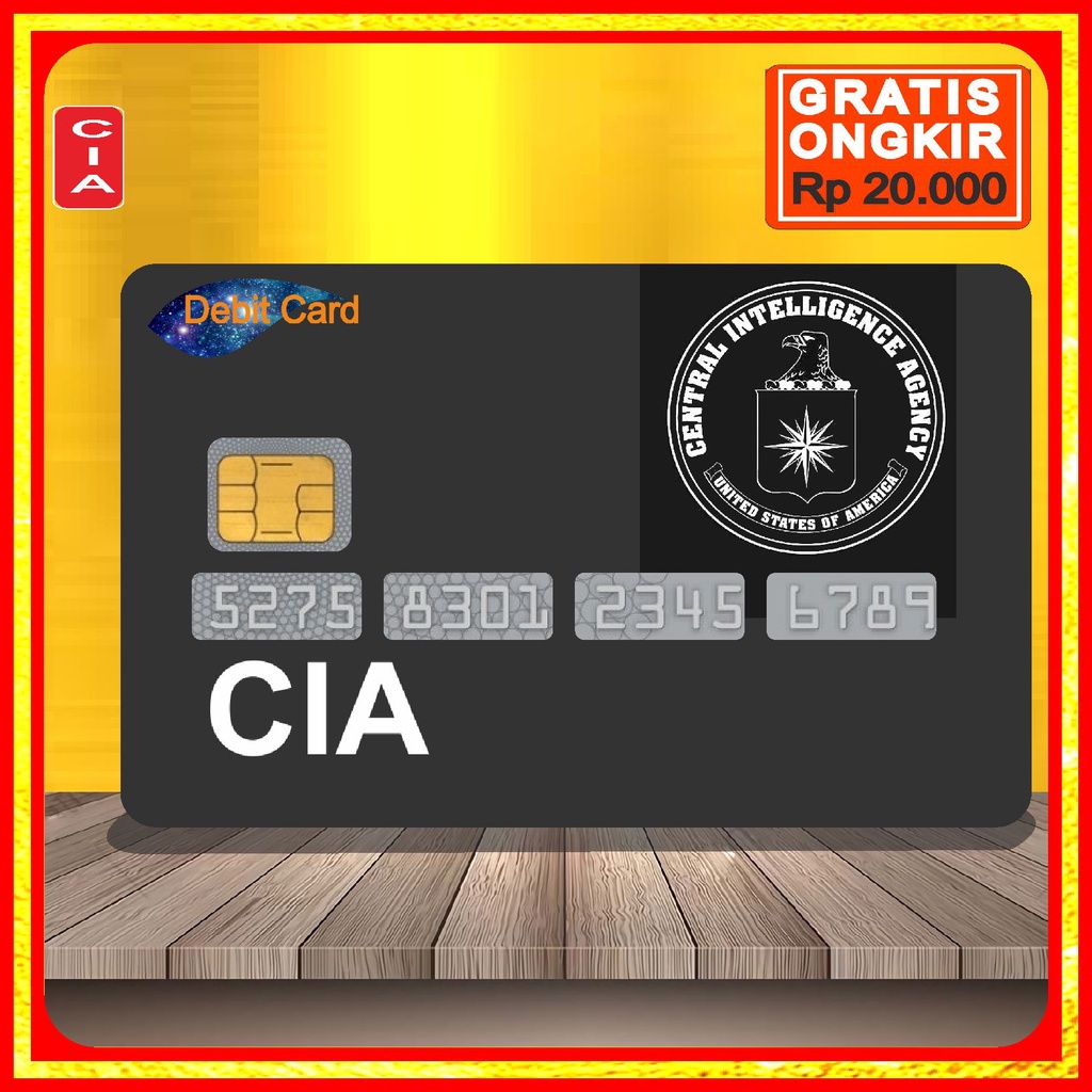 Jual Sticker Stiker Skin Kartu atm Card Bca Cia | Shopee Indonesia