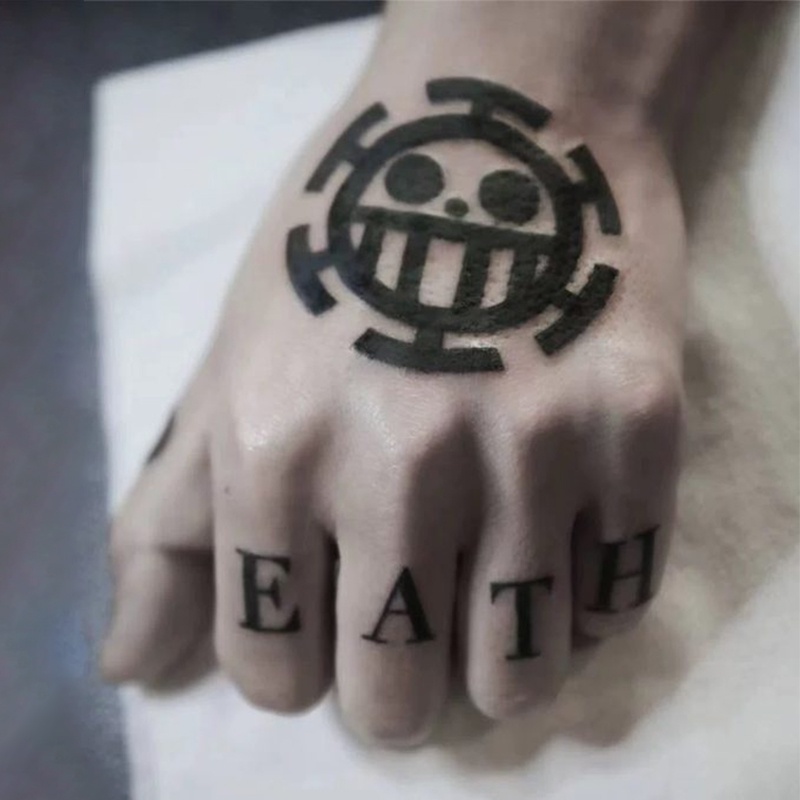 Jual [One Piece]COD Stiker Tato/Tato Temporer Anti Air Tato Jari Tatto ...