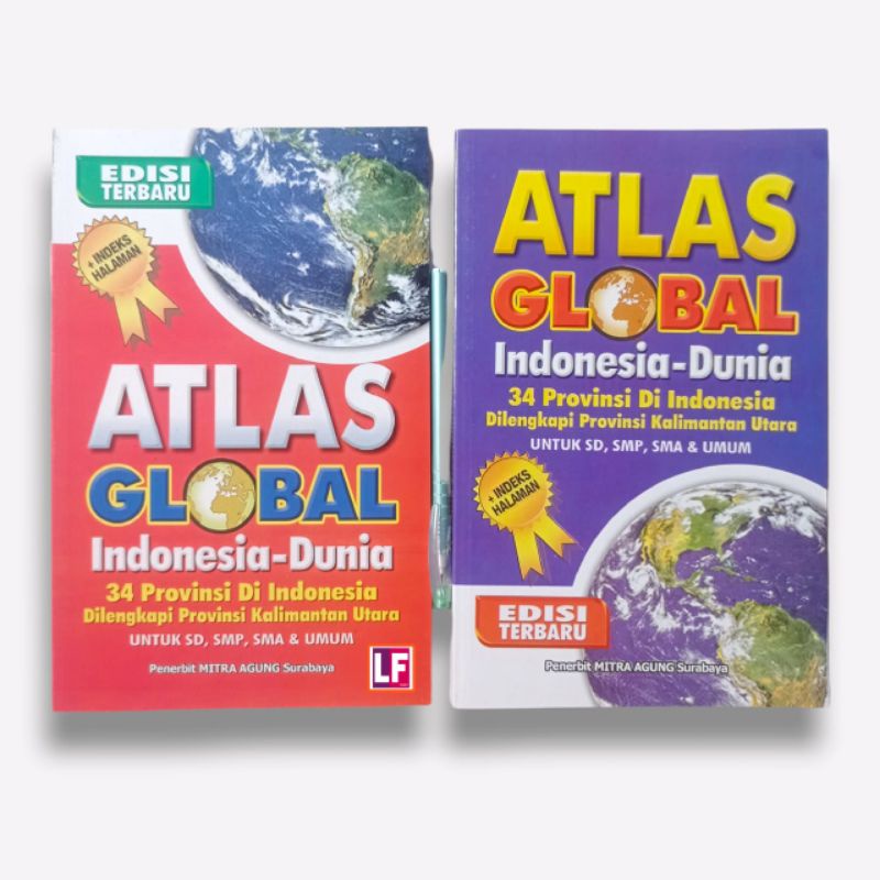 Jual BUKU PETA ATLAS GLOBAL - Edisi Terlengkap | Shopee Indonesia