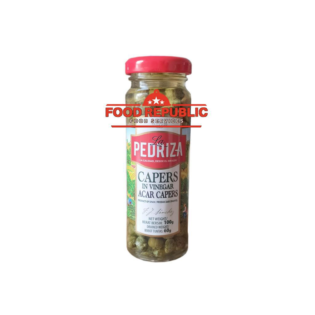 Jual LA PEDRIZA CAPERS IN VINEGAR 100 GR - ACAR CAPERS HALAL IMPORT ...