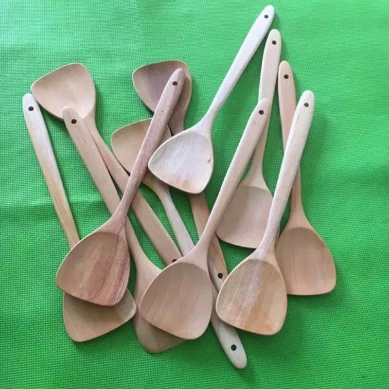Jual Centong Sutil 40cm Kayu Mahoni Sutil Kuda / sodet kayu / spatula ...