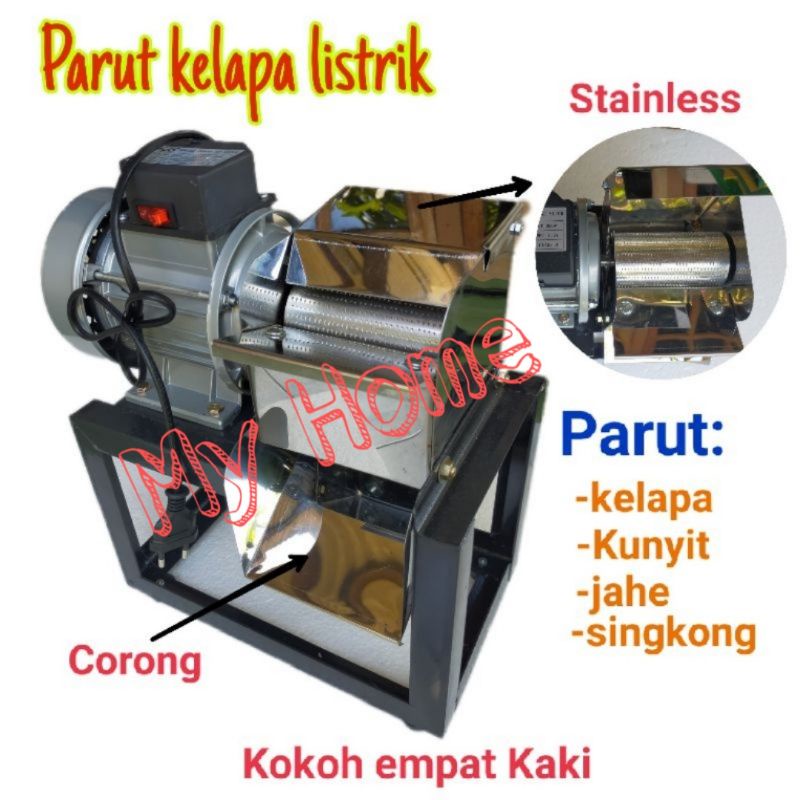 Jual PARUT KELAPA LISTRIK SERBAGUNA KAKI SEGI EMPAT | Shopee Indonesia