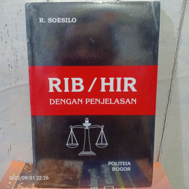 Jual BUKU RIB / HIR DENGAN PENJELASAN Karangan By R Soesilo BEST SELLER ...