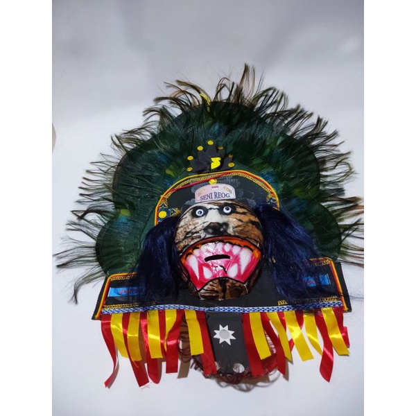 Jual topeng reog Ponorogo seni barong barangan | Shopee Indonesia