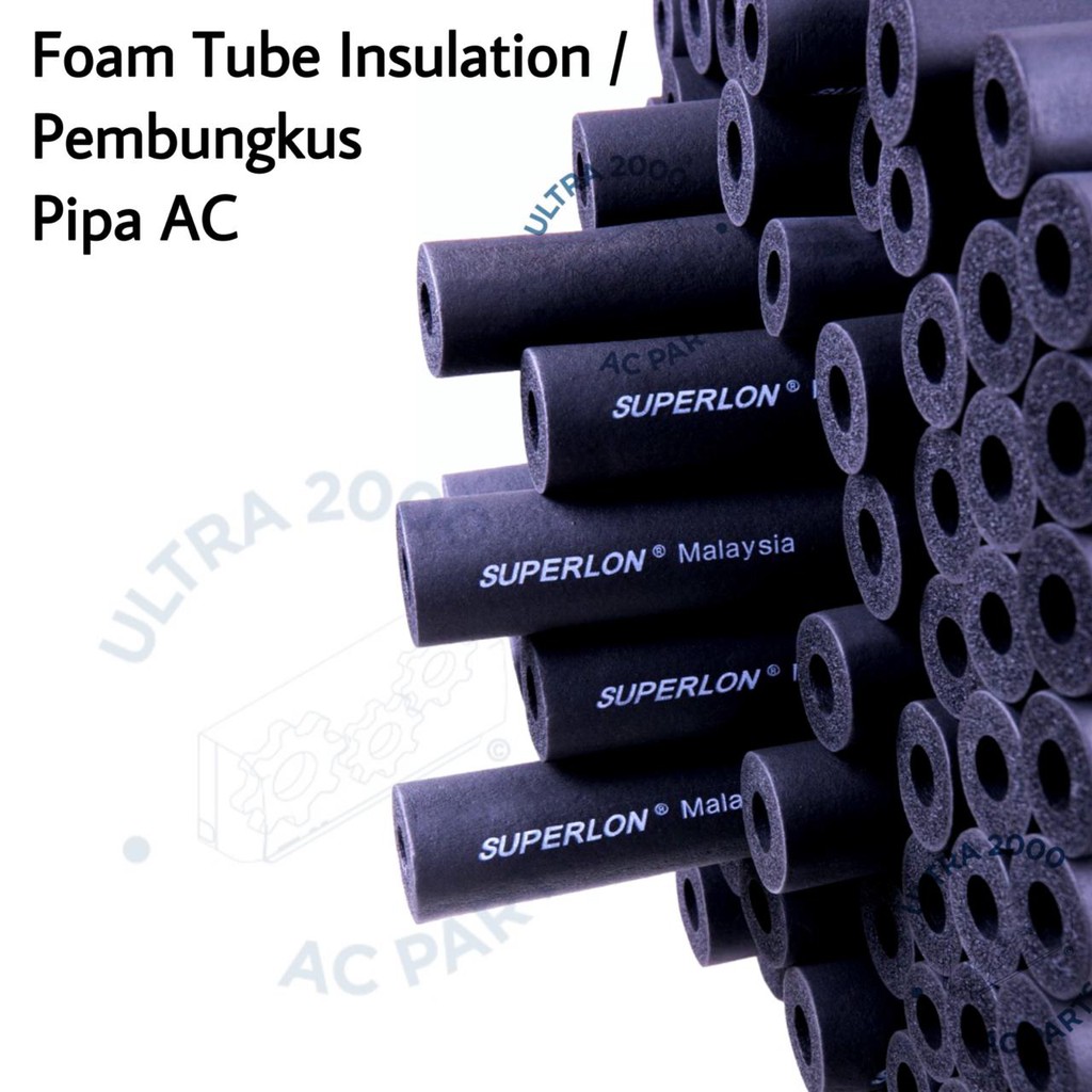 Jual SUPERLON / PEMBUNGKUS PIPA AC / PIPE INSULATION 1/4 x 3/8 | Shopee ...