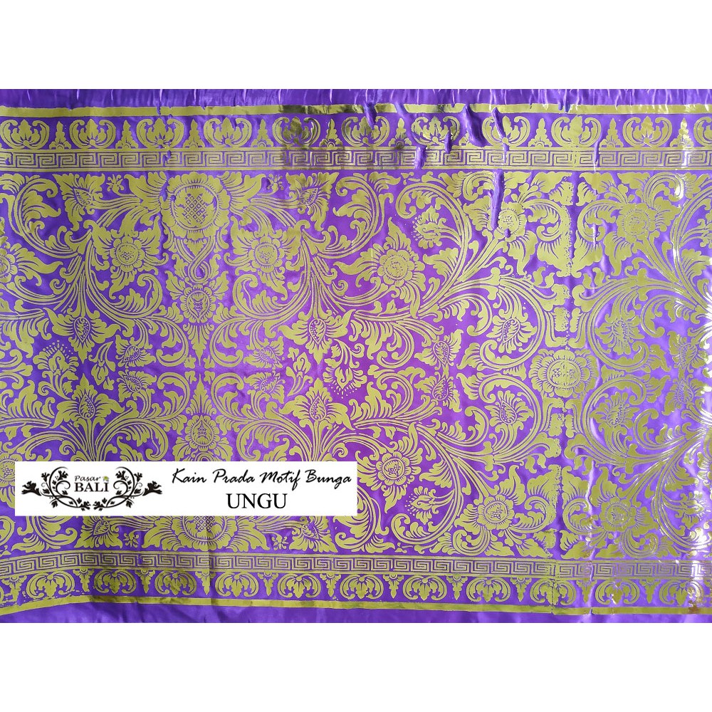 Jual Kain Prada Bali per METER Motif Bunga | Shopee Indonesia