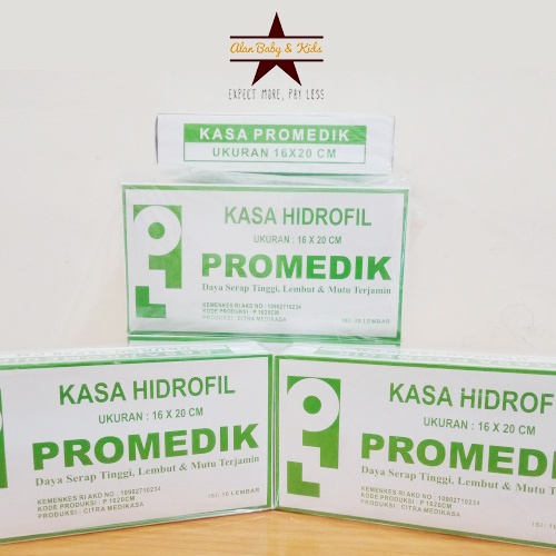 Jual Kasa Sterill Hidrofil Promedik 16x16 / 16x20 | Shopee Indonesia