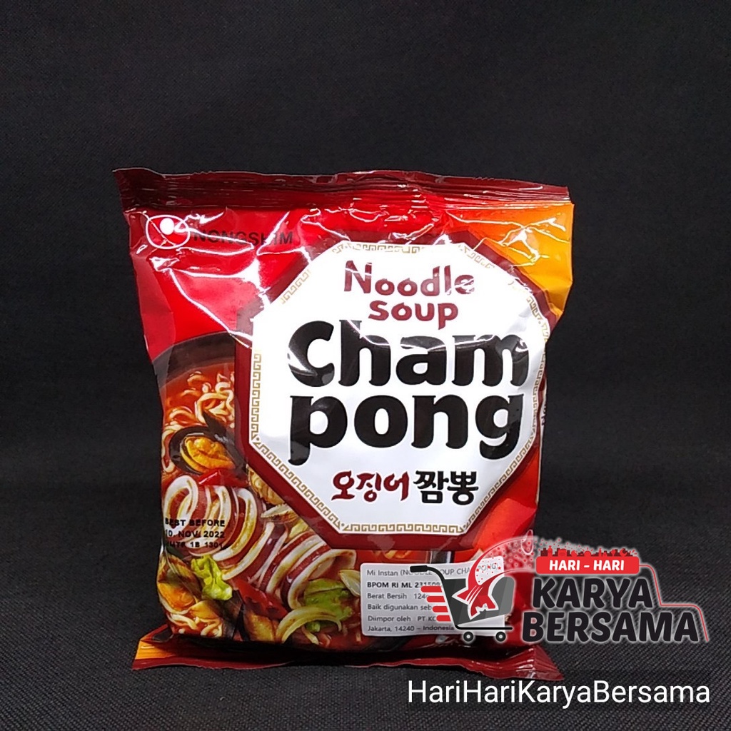 Jual NONGSHIM INSTANT CHAMPONG NOODLE SOUP 124GR | Shopee Indonesia