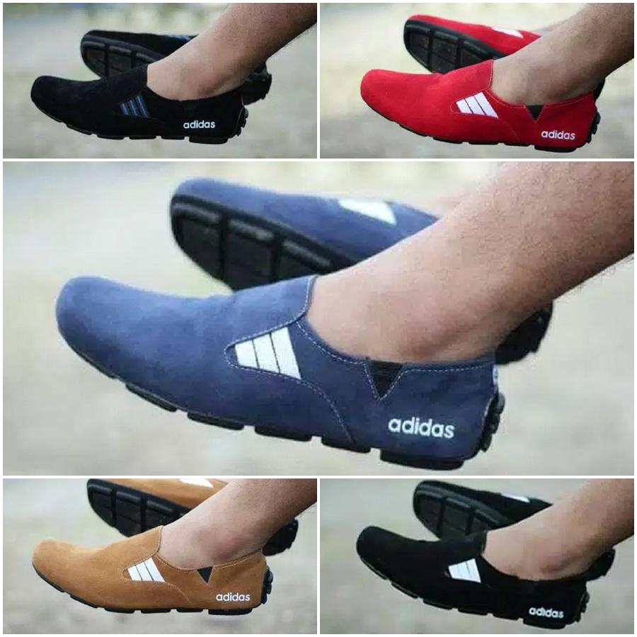 Jual Sepatu Slop Pria Adidas suarez Sepatu Slip On Pria Kasual Santai ...