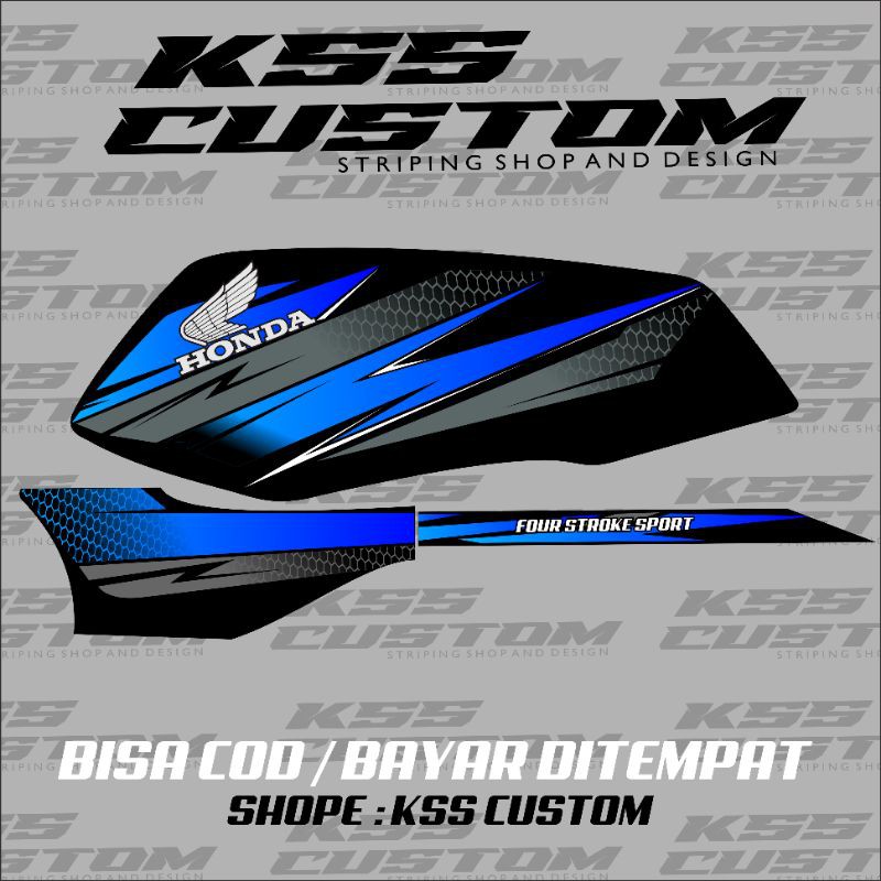 Jual striping gl pro gl max variasi - striping gl honda herex terbaru ...