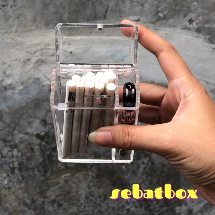 Jual KOTAK ROKOK AKRILIK / TEMPAT ROKOK AKRILIK / BOX ROKOK AKRILIK ...