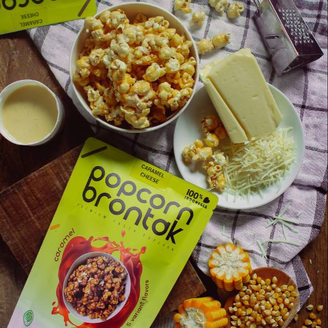 Jual Popcorn Brontak (Popcorn Caramel with 5 variant flavour) | Shopee ...