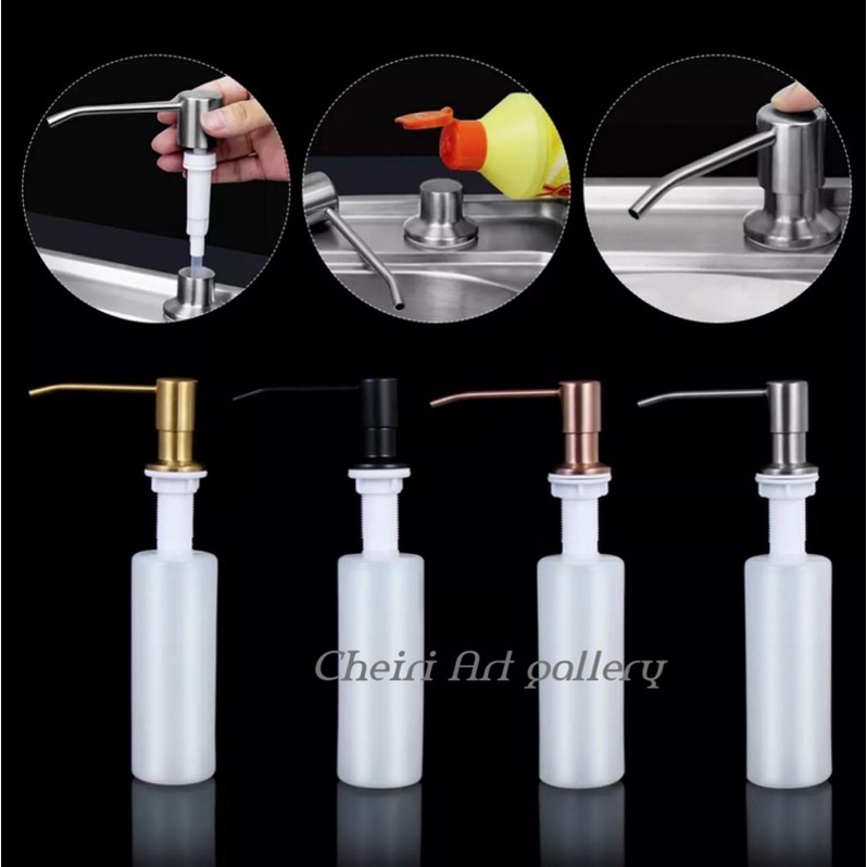 Jual Tempat sabun Cair Washtafel Cuci tangan Tanam/ Dispenser soap Sink ...