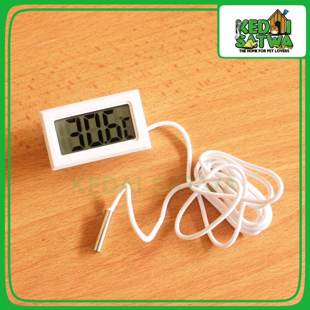 Jual Termometer Digital Thermometer Akuarium Pengukur Suhu Ruangan ...