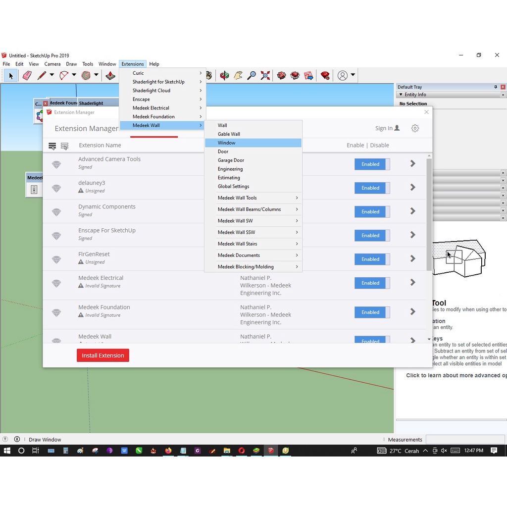 Jual Medeek WALL Plugins Untuk Sketchup 2019 | Shopee Indonesia