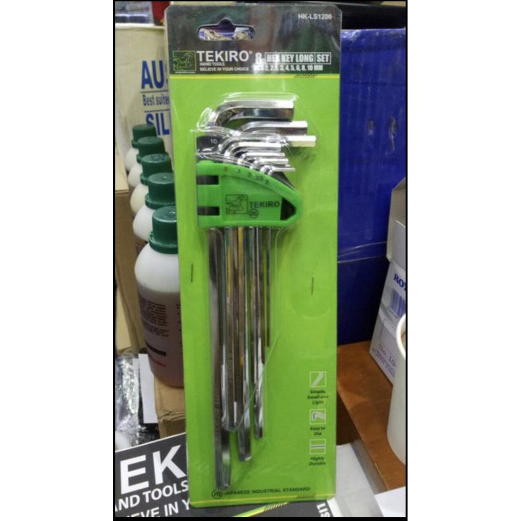 Jual Tekiro Kunci L Set Panjang Inchi Galerysale133 | Shopee Indonesia