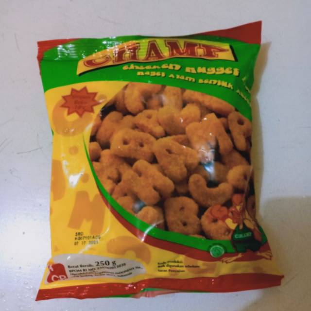 Jual Naget champ alfabet 250 gr | Shopee Indonesia