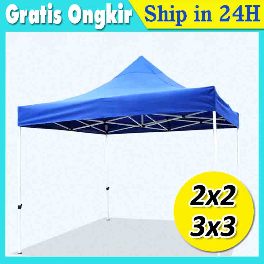 Jual Kain Terpal Atap Cover Tenda Polyester Import Lipat 2x2 3x3 Murah ...