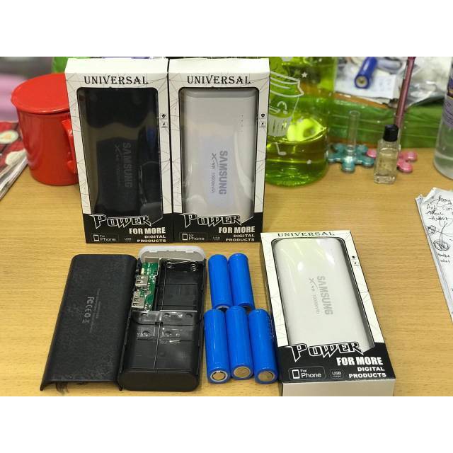 Jual Baterai power bank rakitan / baterai kipas | Shopee Indonesia