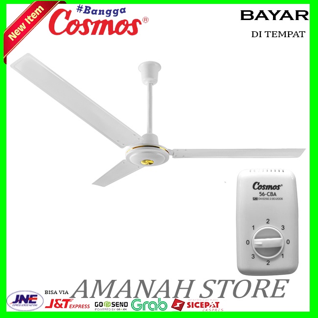 Jual COSMOS Ceiling Fan 56-CBA (Kipas Angin Gantung) | Shopee Indonesia