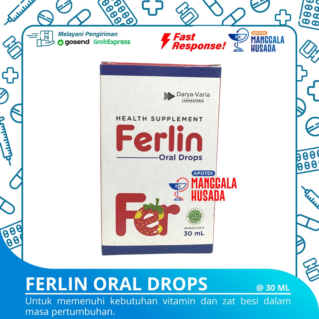 Jual FERLIN ORAL DROPS @ 30 ML | Shopee Indonesia