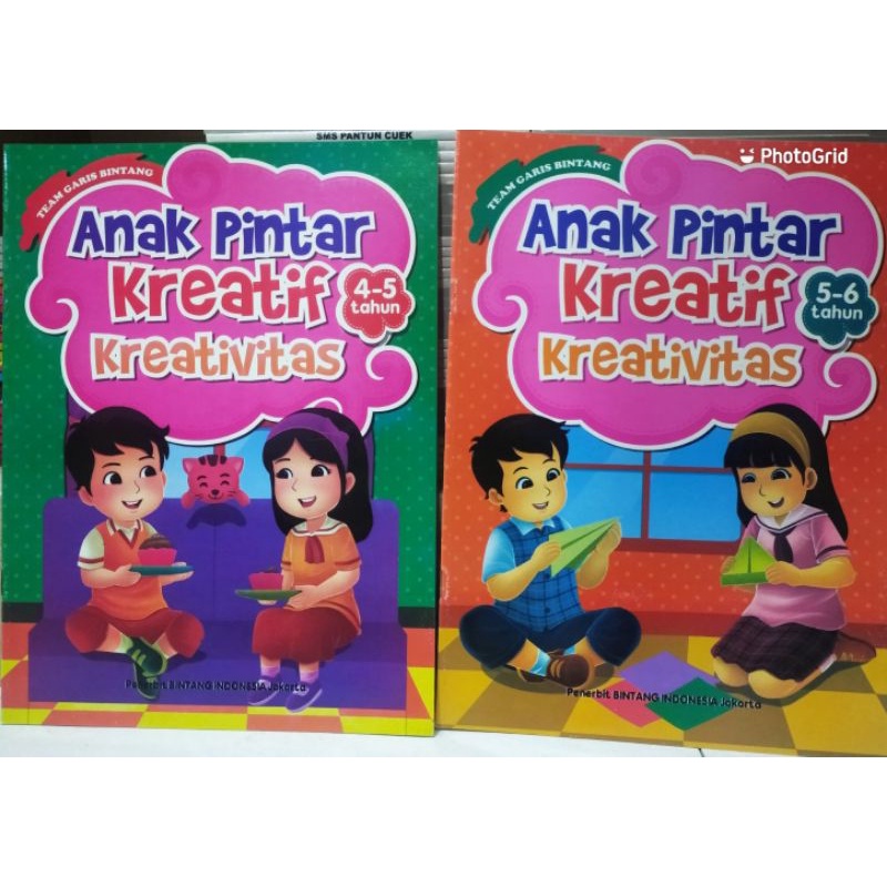 Jual Buku Anak Pintar Kreatif Kreativitas Activity Book Anak PAUD TK ...