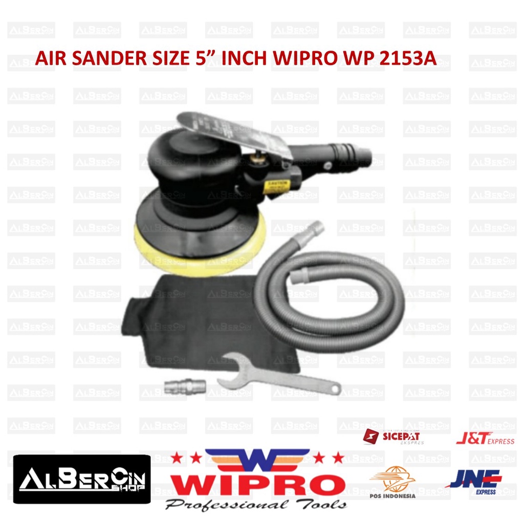 Jual Mesin Amplas Orbital Angin Air Orbital Sander 5" Inch WIPRO WP ...