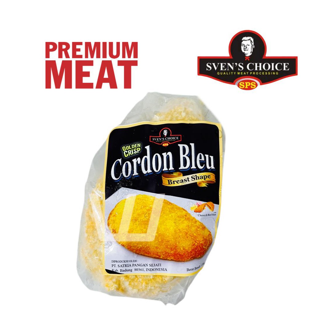 Jual SVEN'S CHOICE CHICKEN CORDON BLEU BREAST SHAPE 150G real cheese ...