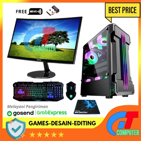 Jual PC Lengkap Gaming Core i7 3770 GTX 1050Ti 4GB RAM 16GB SSD512 | Shopee Indonesia