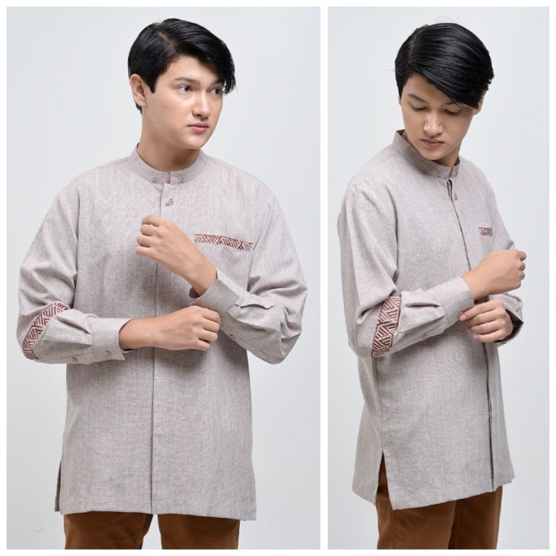 Jual kemko bashar - baju koko lengan panjang - baju koko pria - baju ...