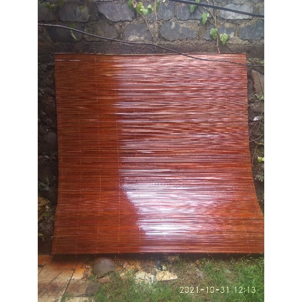 Jual Tirai Krey Kerai Sawit Bambu outdoor full plitur waterprofe tahan air dan panas+tali ...