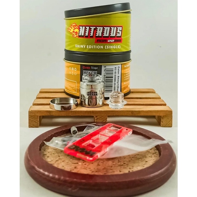 Jual AUTHENTIC RDA NITROUS SINGLE SHINY EDITION by DAMN VAPE | Shopee ...